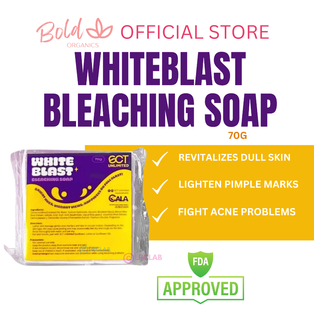 SCT UNLIMITED White Blast Soap Bleaching WITH 10X WHITENING All Skin ...