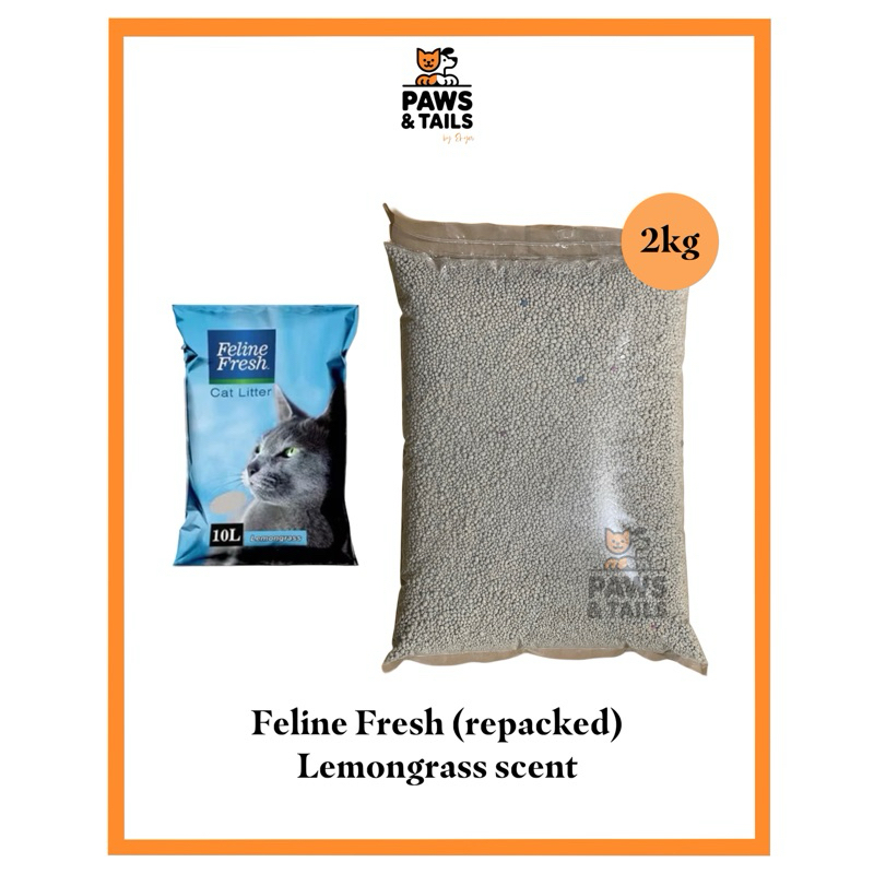 Feline Fresh - Lemongrass scent (repacked) | Shopee Philippines