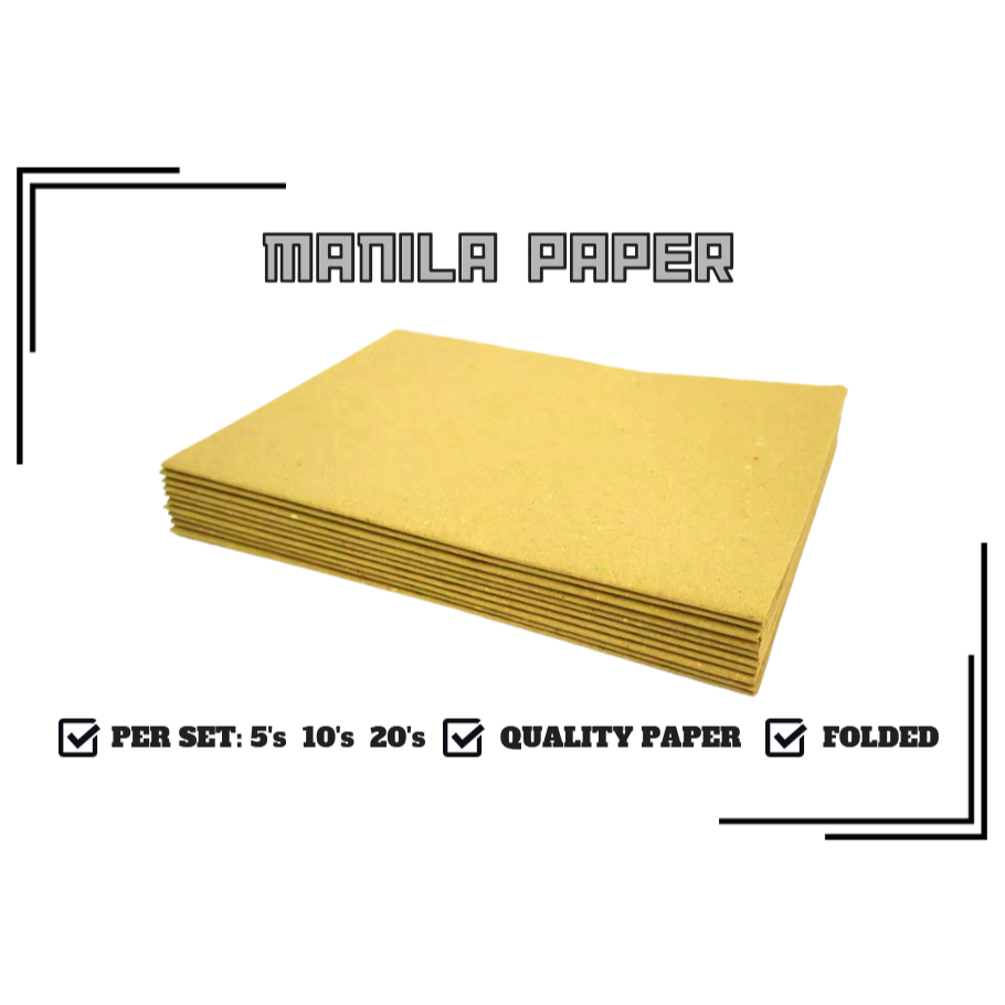Manila Paper - sold per set Manila Paper School Supplies Lecture ...