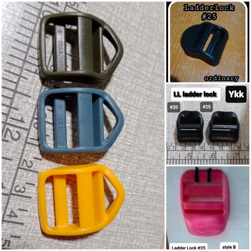 10pcs LADDERLOCK BUCKLES FOR BAG MAKING 50mm 38mm 25mm & 20mm | Shopee ...