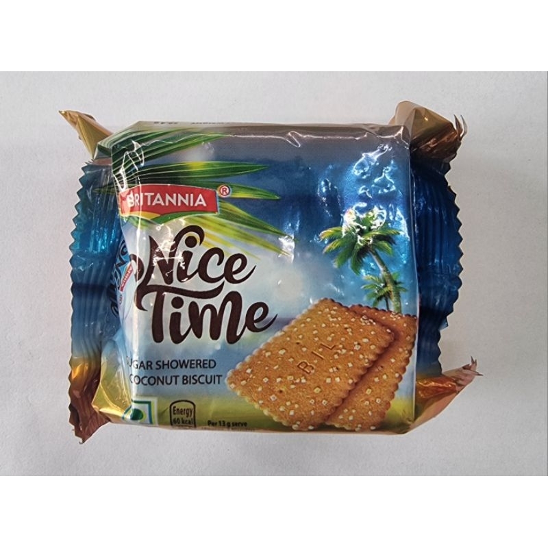 Britannia nice time 59.4g Indian biscuit crunchy sweet | Shopee Philippines
