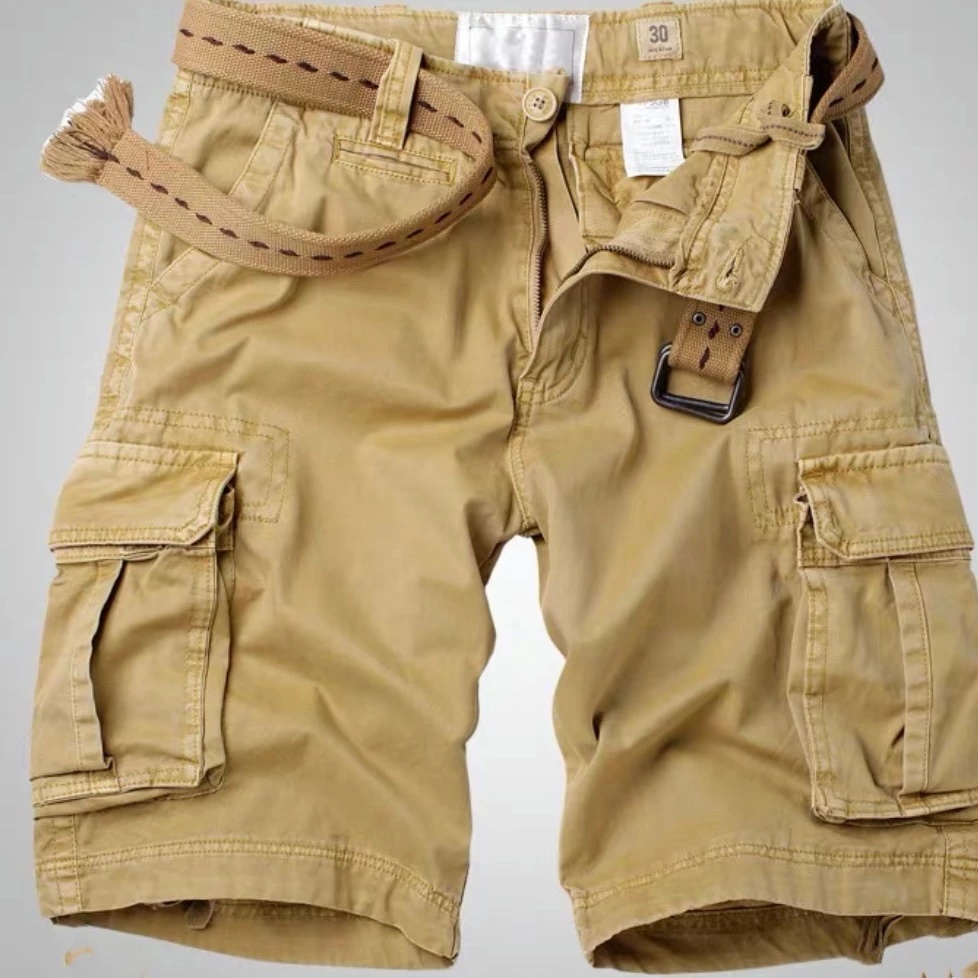 MEN'S SIX POCKET CARGO SHORT(FREE BELT) | Shopee Philippines