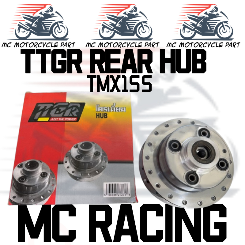 MC RACING TTGR REAR HUB FOR TMX155 WITH BEARING | Shopee Philippines