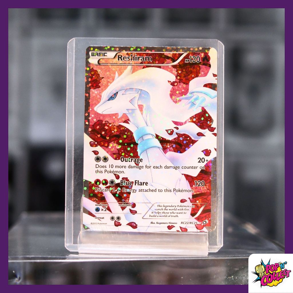 Pokemon TCG Singles - Reshiram - RC22/RC25 (Legendary Treasures - Full Art Ultra Rare (NM-Mint ...