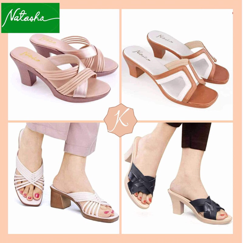 MSE Ladies Casual mid Wedge Slippers Epic Rubber women slip-ons 100% ...