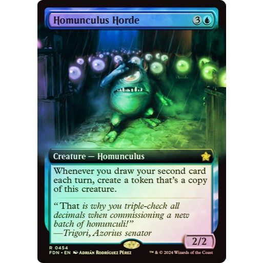 Magic: The Gathering | Homunculus Horde (Extended Art Foil ...