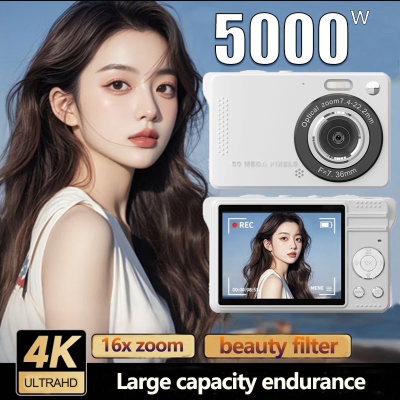 4k Digital Camera for Photography 16x Zoom 50 Megapixels Hd Camcorder ...