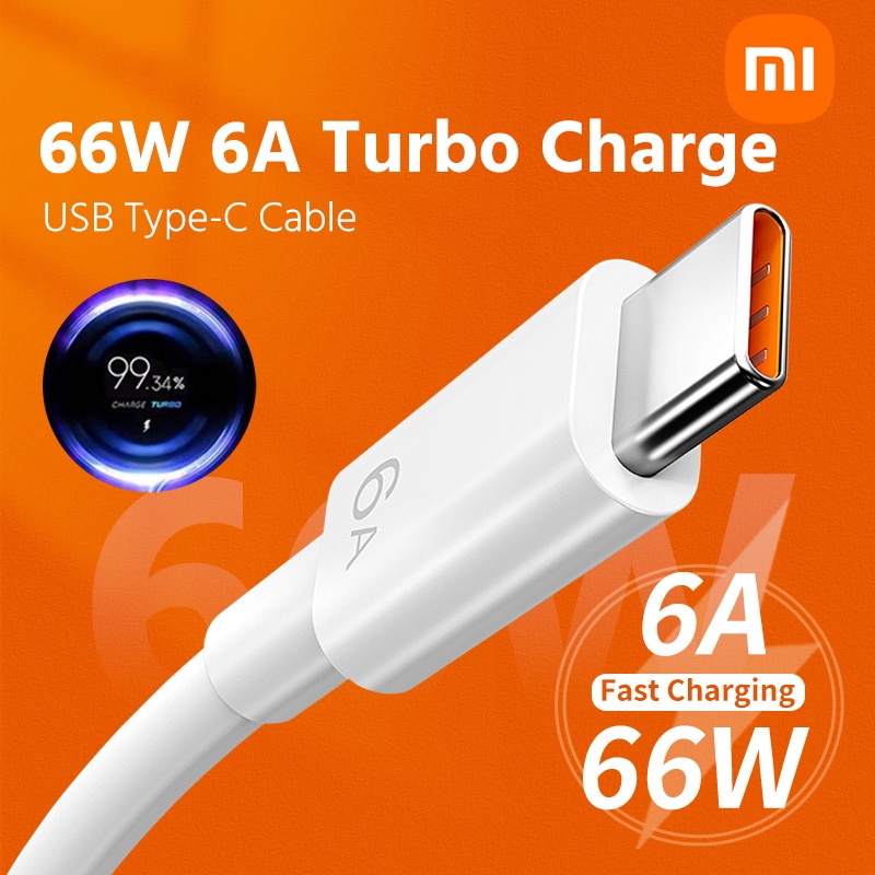 Original 66W 6A Turbo Super Fast Charging USB Type-C Quick Charger Data ...