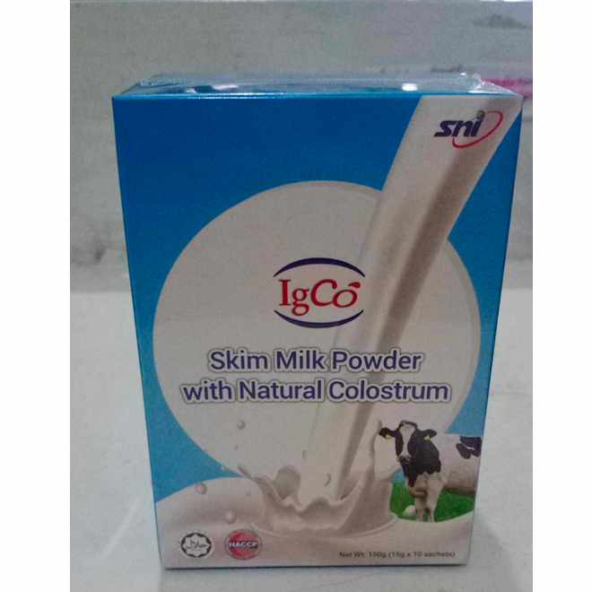 IGCO SKIM MILK WITH NATURAL COLOSTRUM - 10 SACHETS per Box | Shopee ...