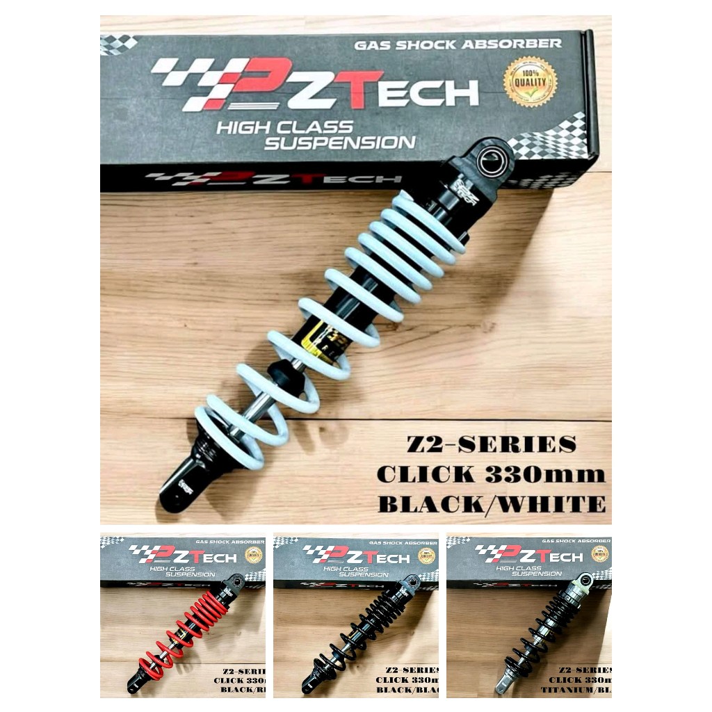 PZ TECH MIO / CLICK / BEAT / SKYDRIVE / MIO I 125 M3 / GT REAR SHOCK Z2 SERIES 300-330MM ...
