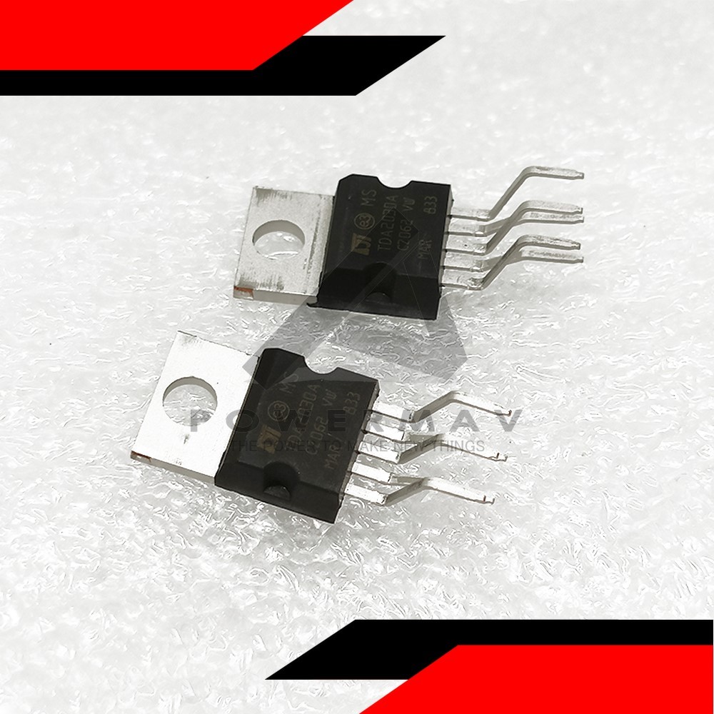 2pcs Tda2030a audio amplifier IC monolithic 20 Watts output power 6V to ...
