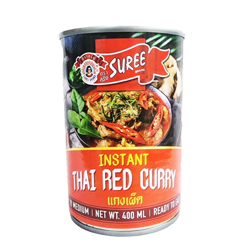Suree Instant Thai Red Curry Paste Medium Hot - 400Ml {Made in Thailand ...