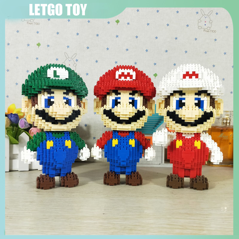 7200pcs Super Mario Building Block Toys Big Bricks Toy For Kid Holiday ...