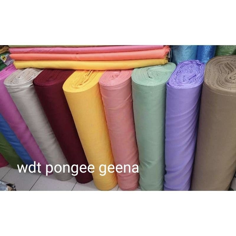 geena pongee wdt Gina cloth fabric per yard | Shopee Philippines