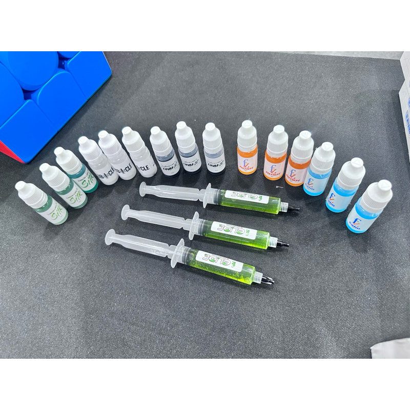 Cubicle Lubes 10cc Angstrom FZ Calm Rush Glide Lubicle Labs Silk DNM 37 ...