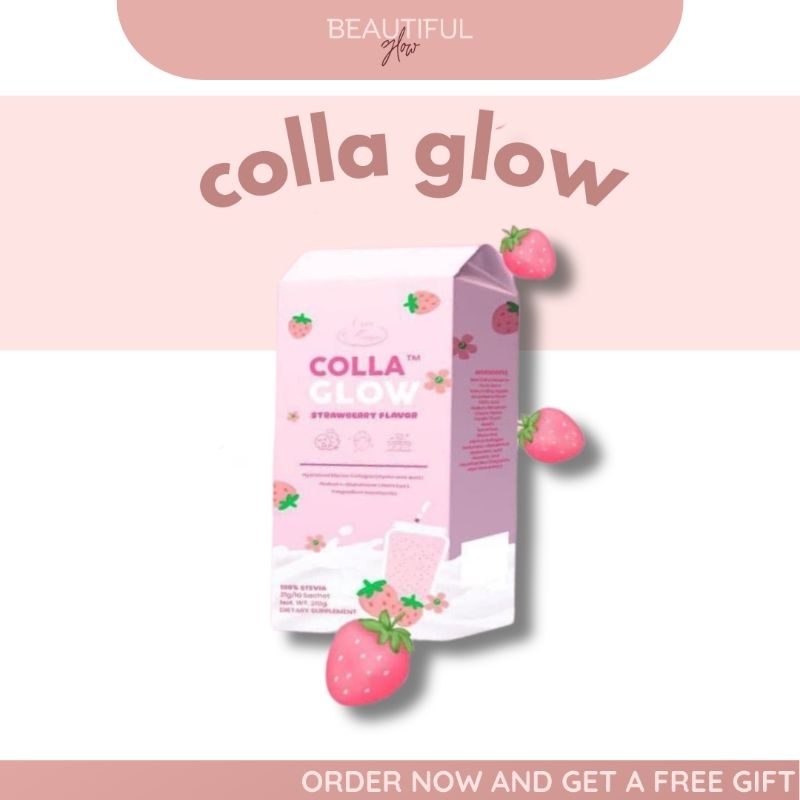 Mistique Colla Glow Strawberry Collagen Drink | Shopee Philippines