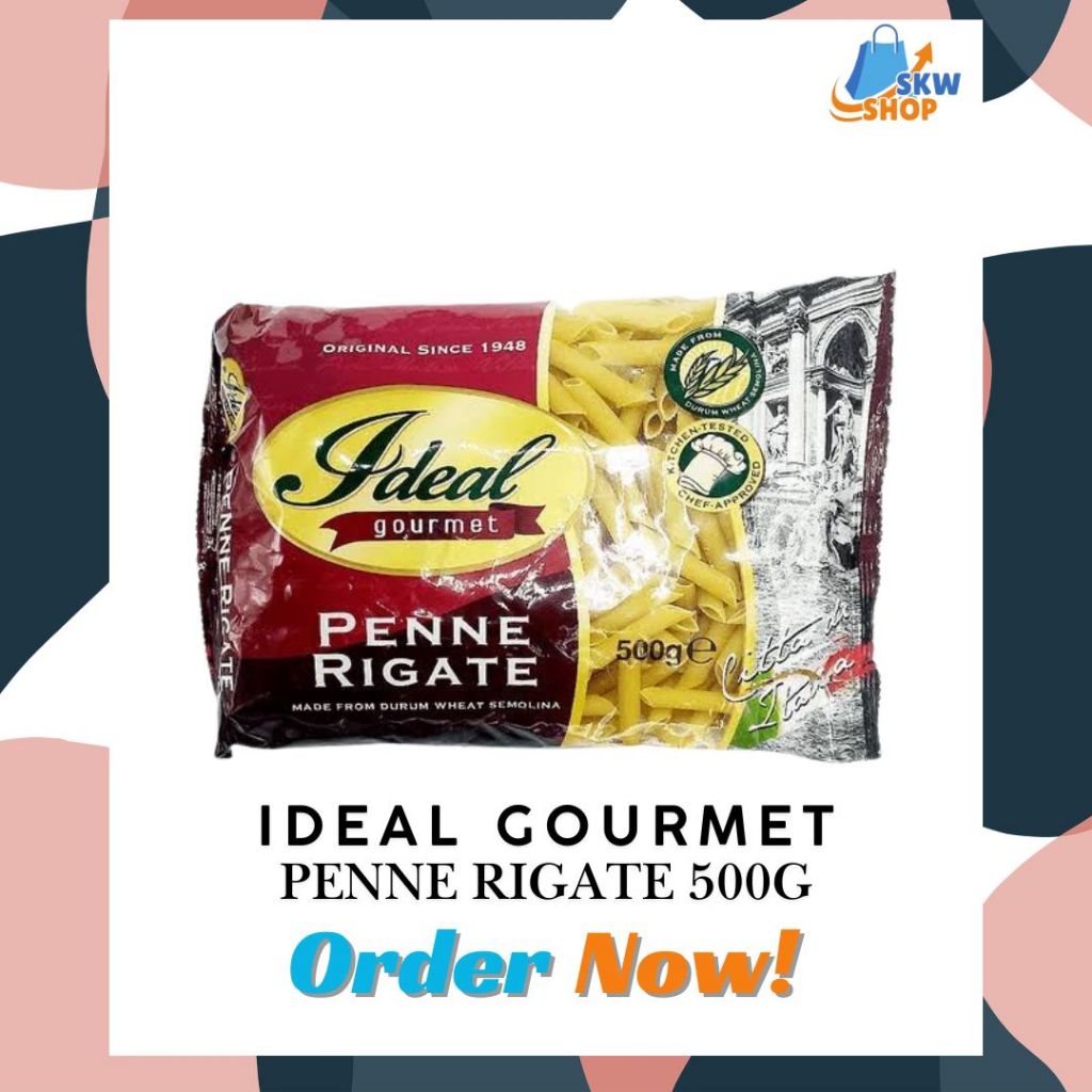 Ideal Gourmet Penne Rigate 500G Use in Pasta salad,penne alfredo,bake ...