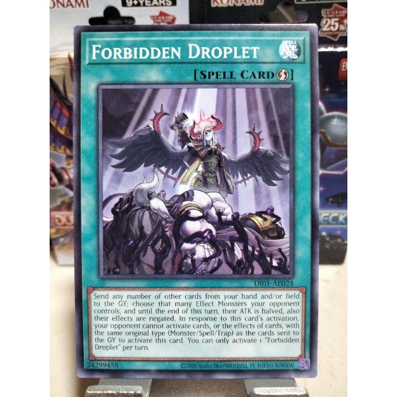 [AE] Forbidden Droplet common D101 AE024 Original Yu-Gi-Oh Card Asian ...