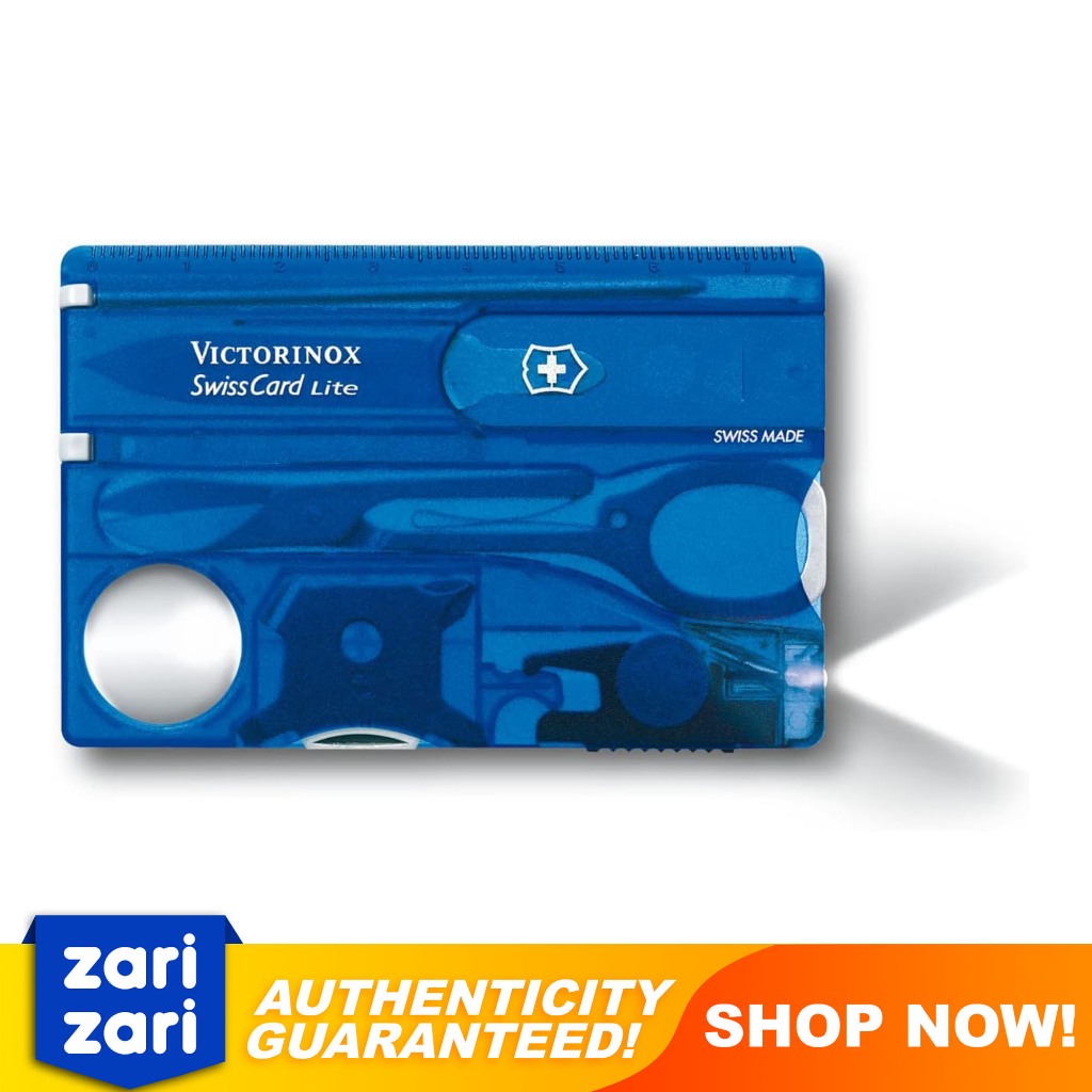 Victorinox Swiss Card Lite Swiss Army 13 Functions with Magnifying ...