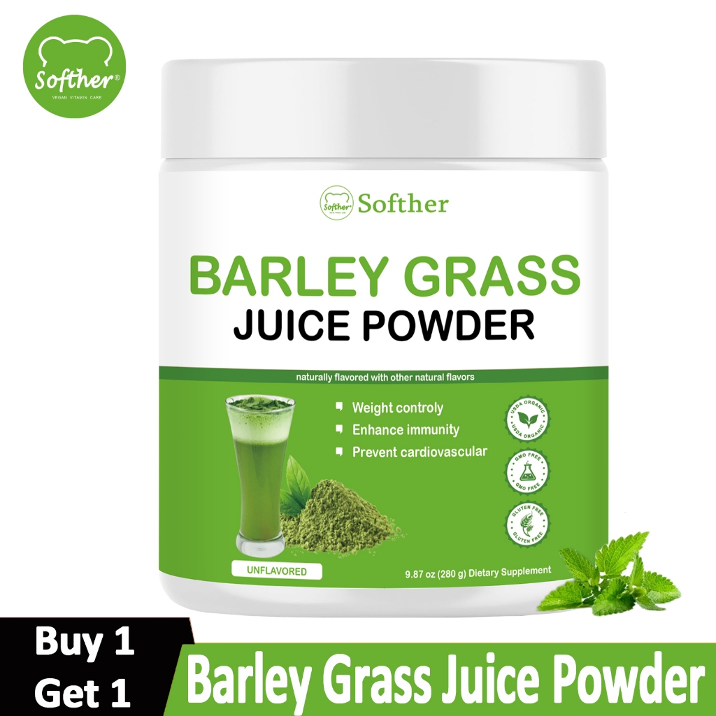 Softher Barley Grass Powder Original Enhance Immunity Dietary ...