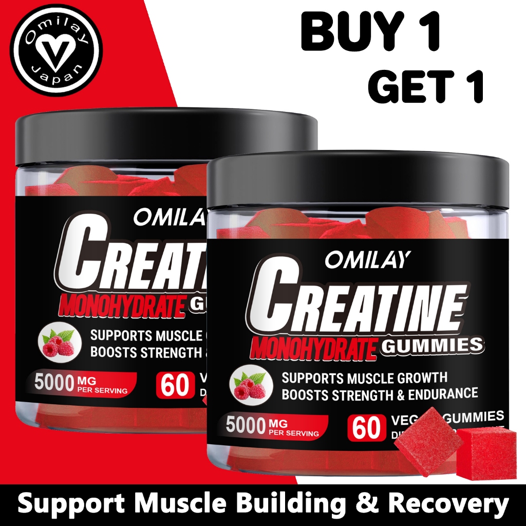 Omilay Creatine Monohydrate Gummies Support Gain Lean Muscles and ...