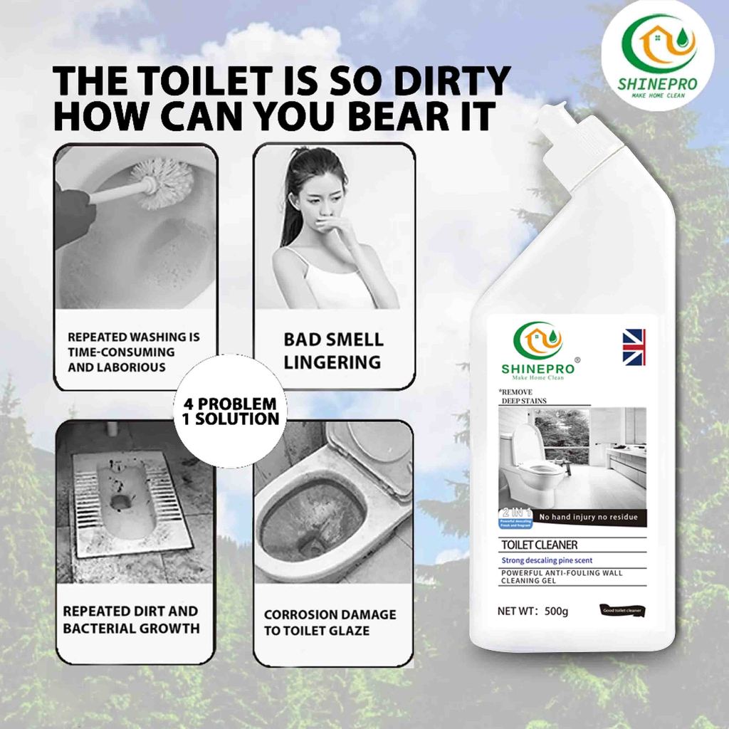 Shinepro Buy 1 Get 2 Floral,Lemon,Natural Cleaning Urine, Scale, Rust ...