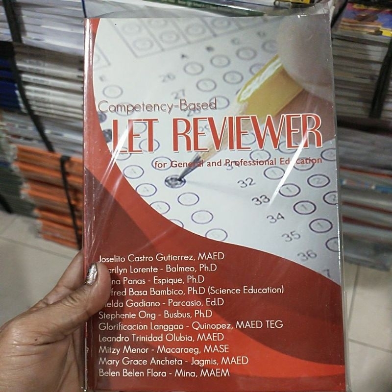 Competency based LET Reviewer for General and Professional Education | Shopee Philippines