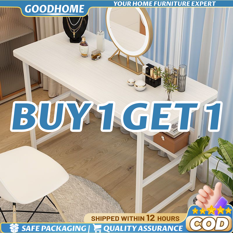 【BUY 1 GET 1】High Quality Modern Minimalist Computer Desk Solid Wood ...