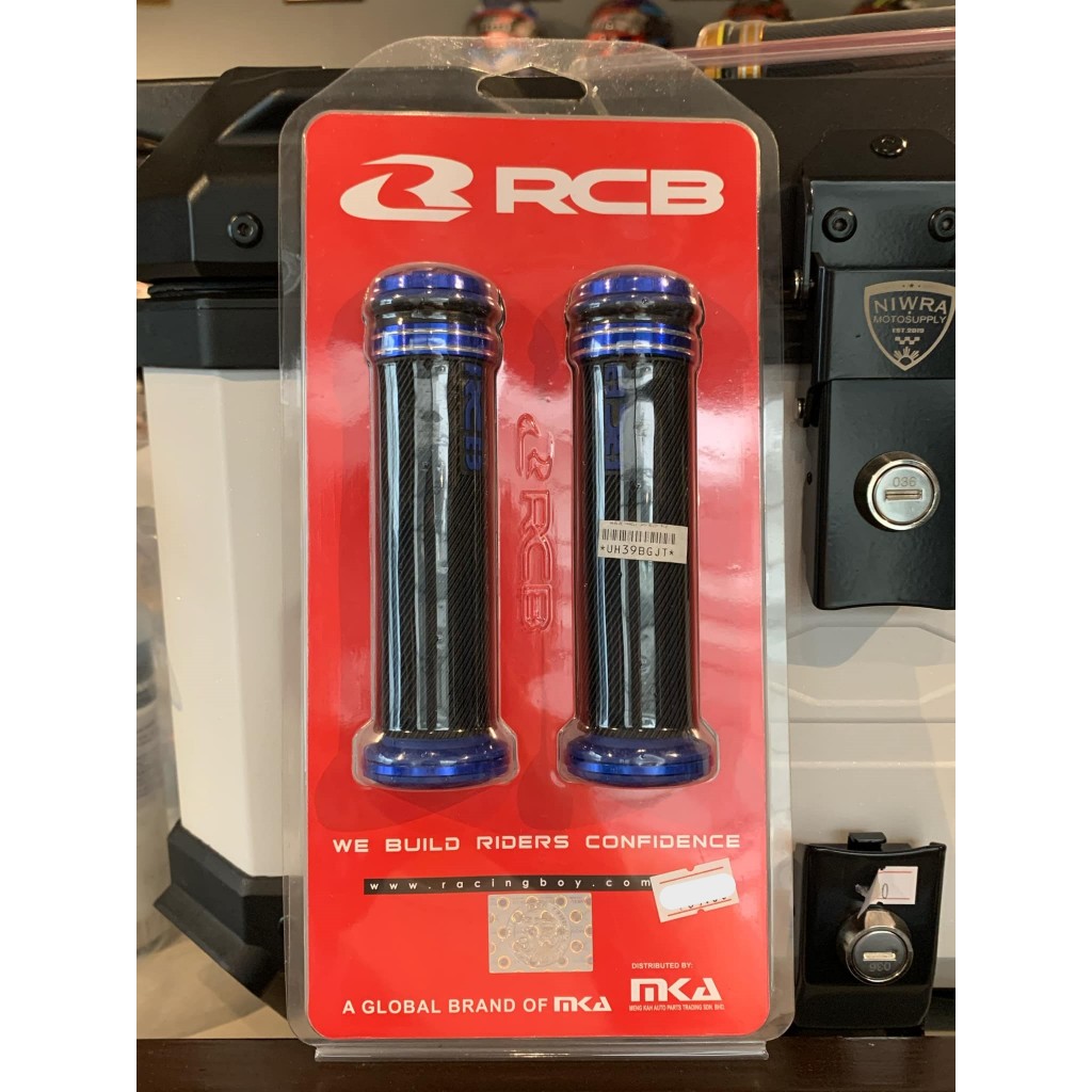 RCB ALLOY HANDLE GRIP BLUE & GOLD | Shopee Philippines
