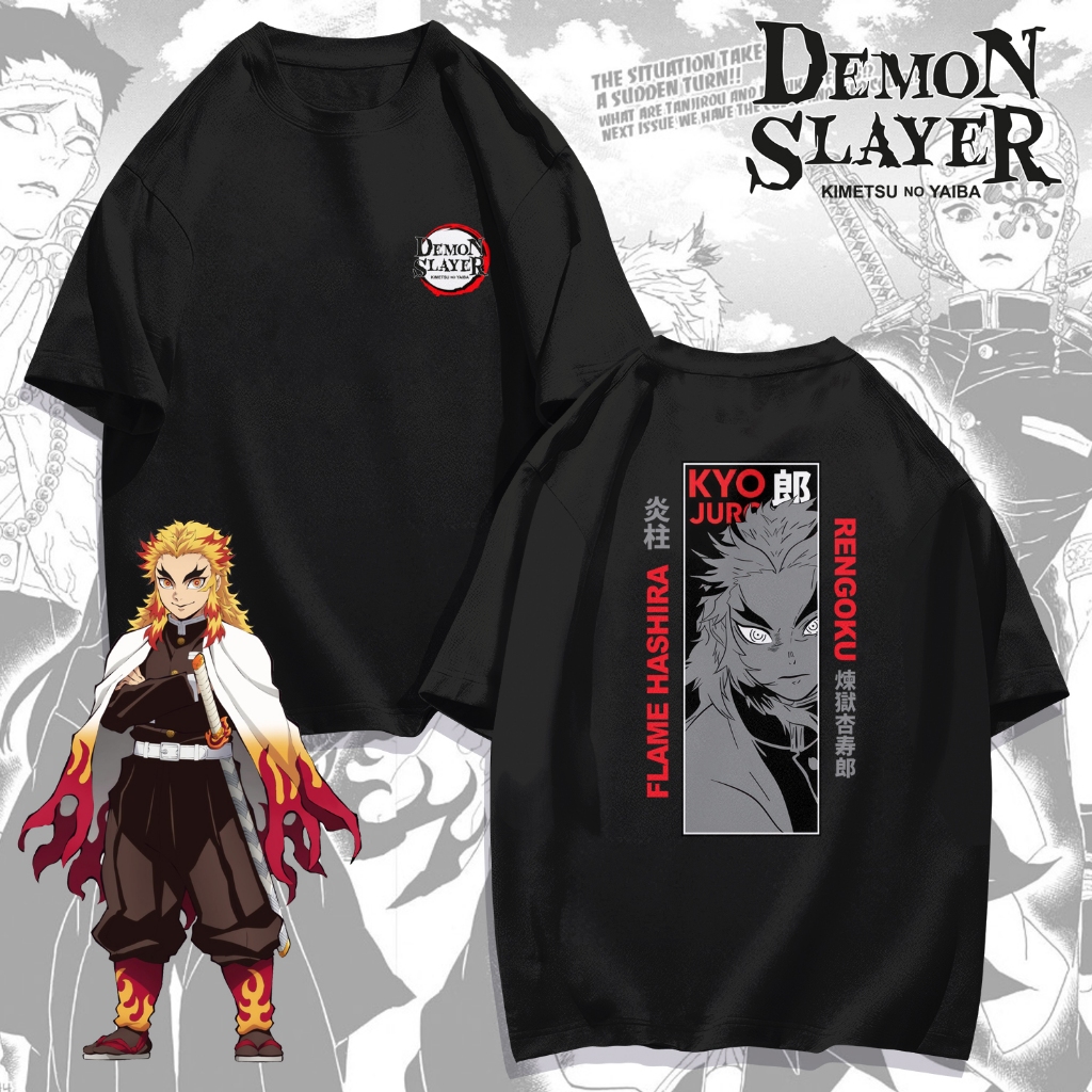 Demon Slayer Graphic Tees MALE FEMALE | Shopee Philippines