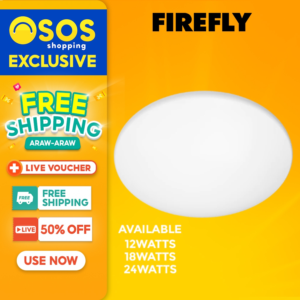 FIREFLY Basic Series LED Ceiling Lamp Classic ( 12W-24W / 220-240V ...