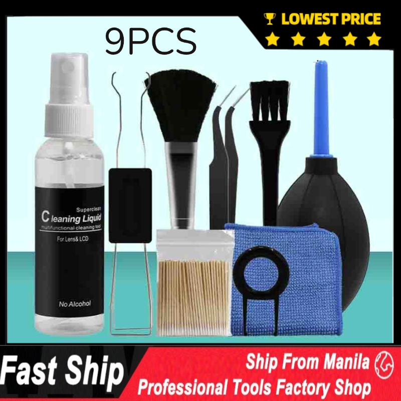 9Pcs Cleaning Liquid Set Mechanical Keyboard Cleaning Kit Computer ...