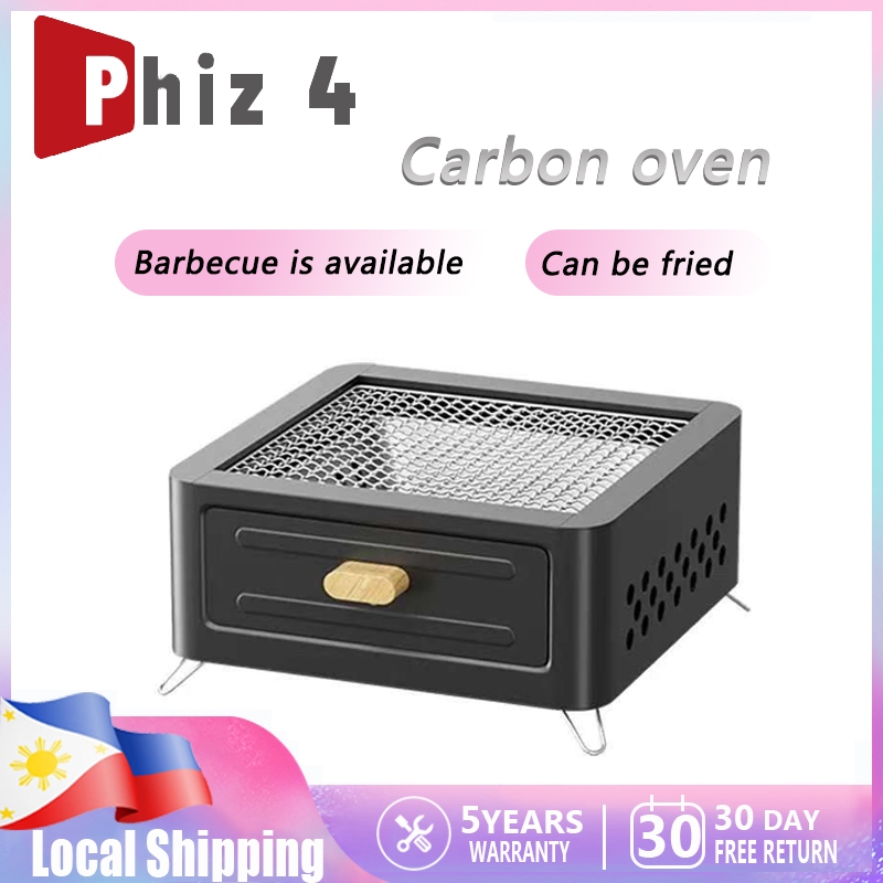 Portable small square stove multifunctional barbecue stove camping ...