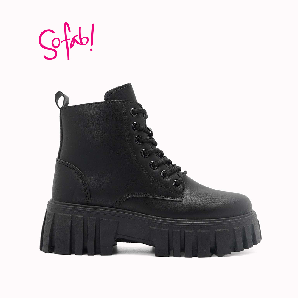 Sofab! Maryam Platform Boots | Shopee Philippines