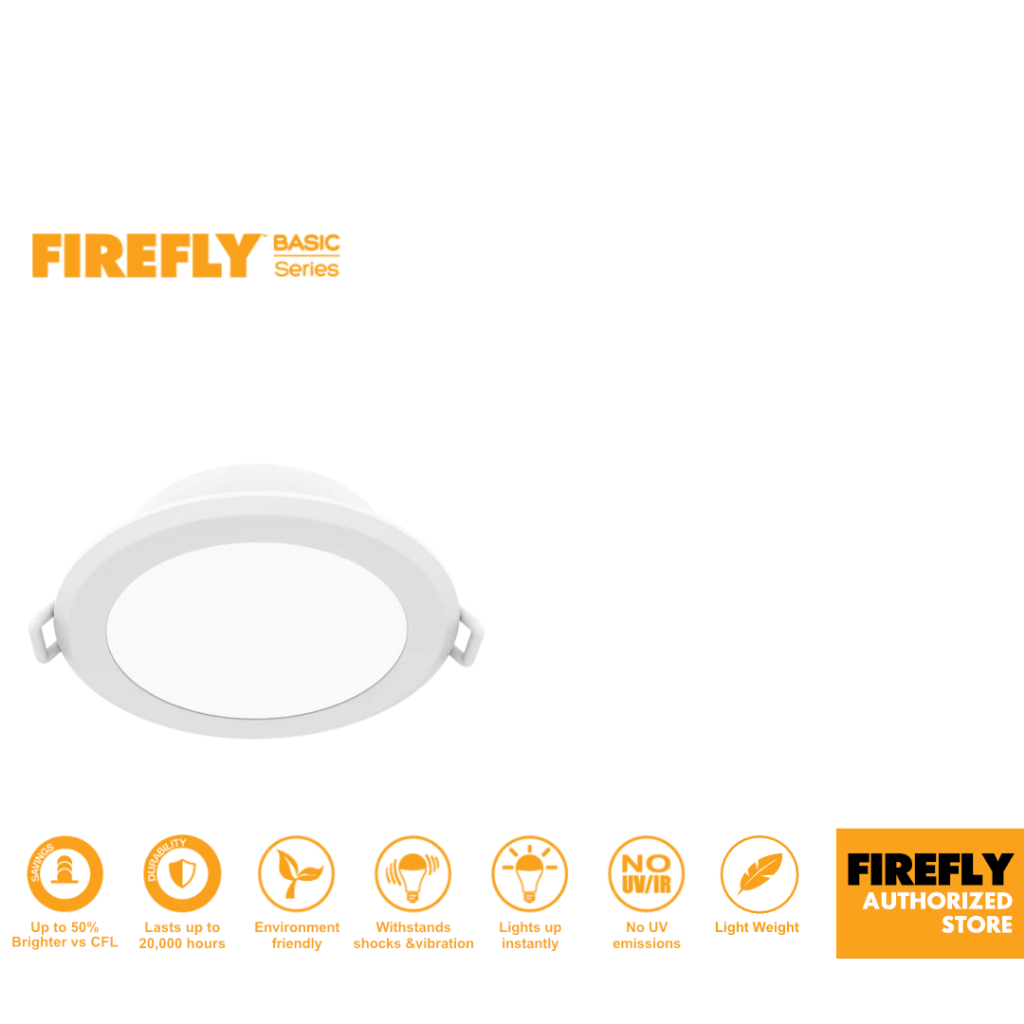 Firefly Basic Series Integrated LED Downlight Model EDL2194 | Shopee ...