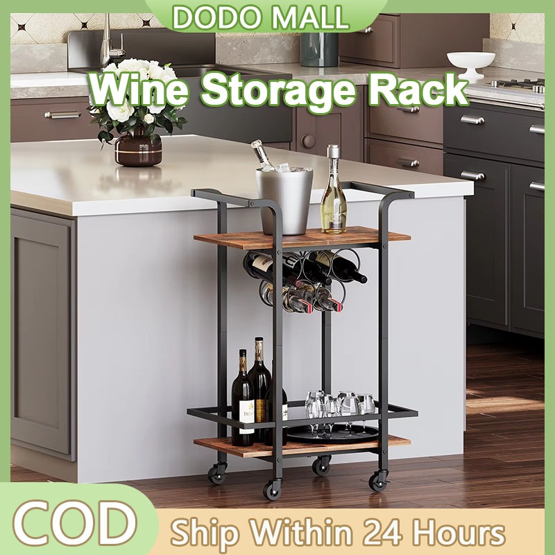 Bar Carts Service Carts Removable Utility Carts Mobile Wine Carts Multi ...