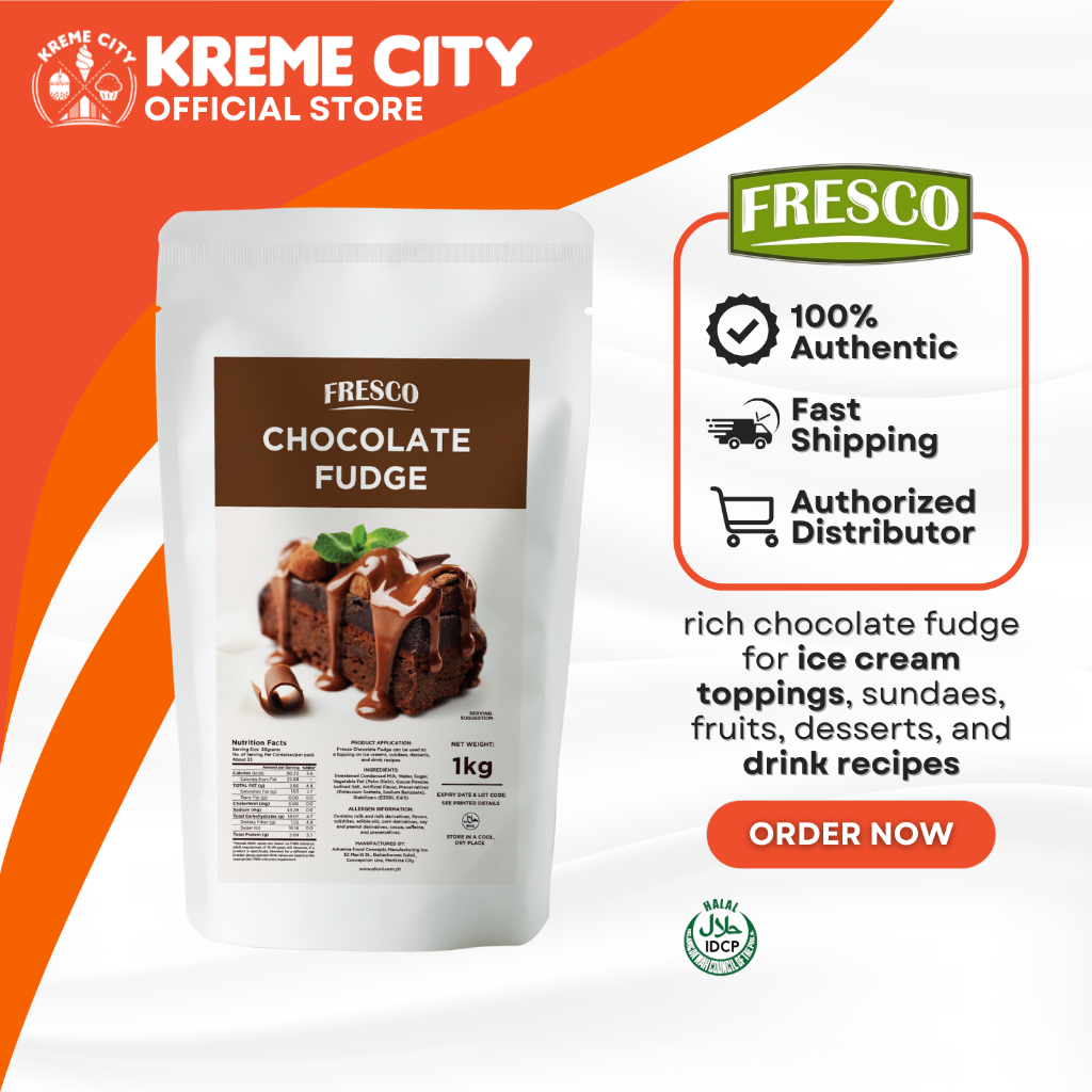 Fresco Chocolate Fudge 1kg | Shopee Philippines
