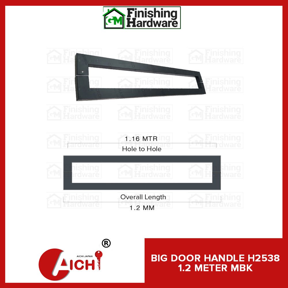 Big Door Pulls Handles (H2538)- GM Finishing Hardware (Official Seller ...