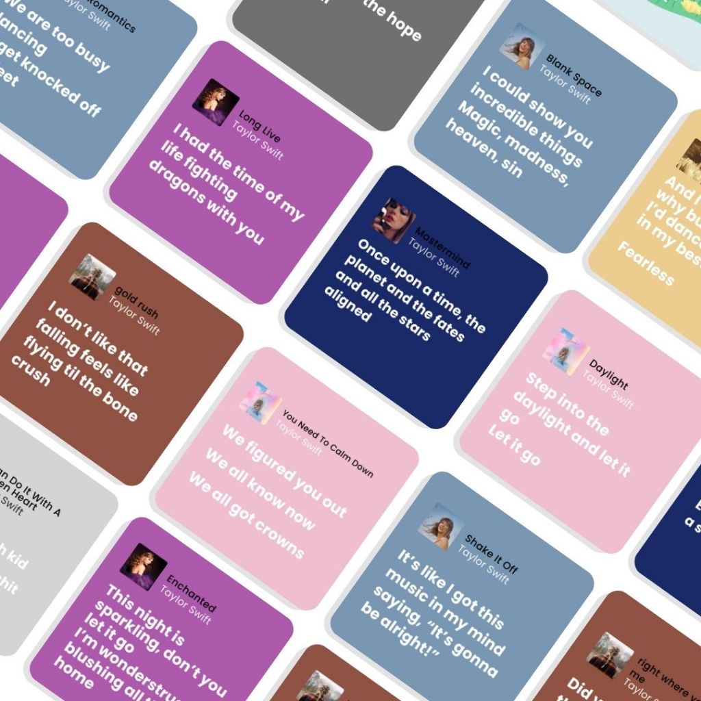 Swiftie Ref Magnets TS lyrics Spotify Format Eras Tour Souvenir ...