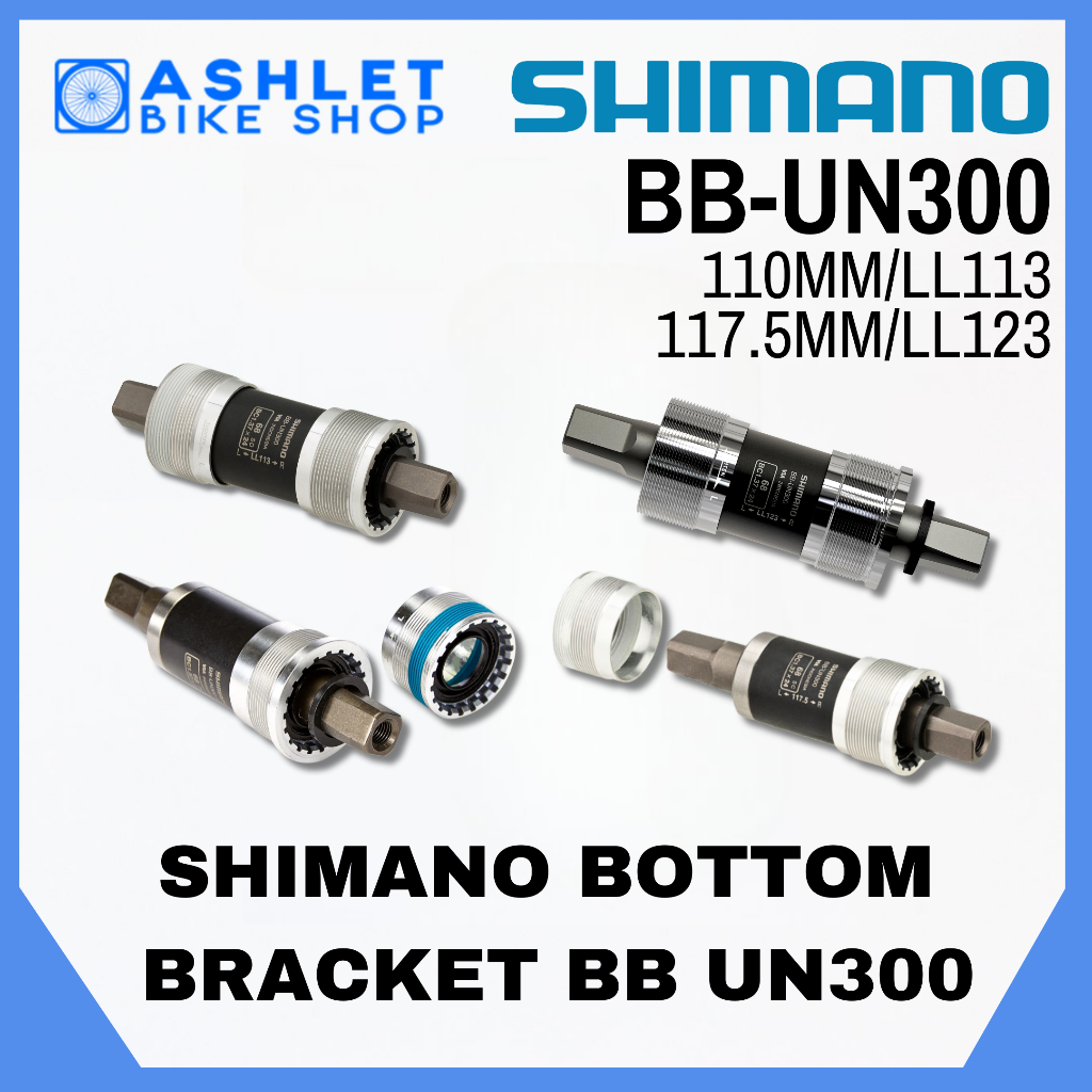 ORIGINAL SHIMANO BB UN300 Square Type Bottom Bracket - ASHLET BIKE SHOP ...