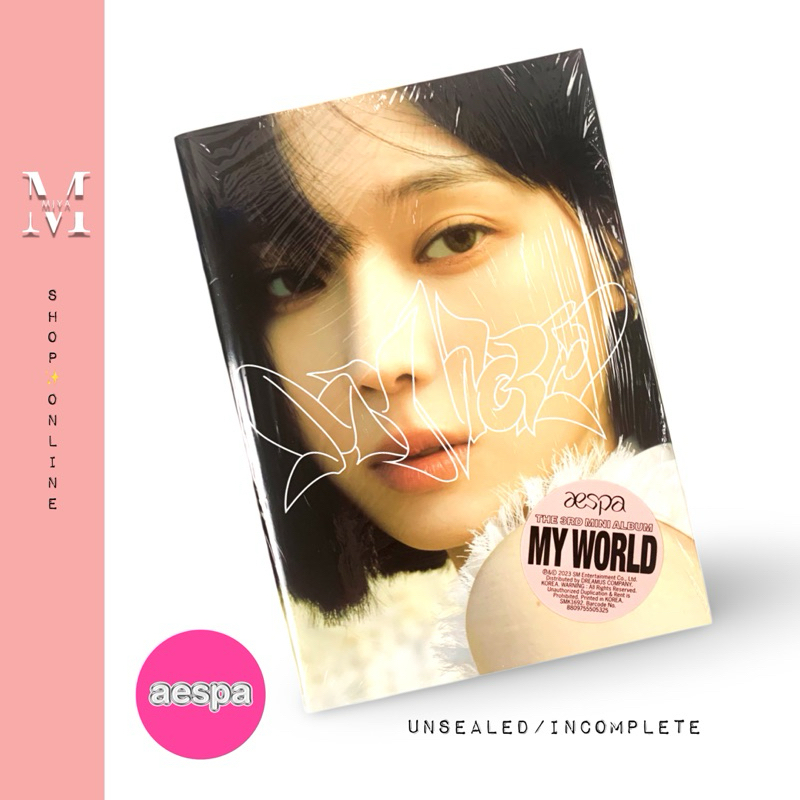 AESPA - 3rd MINI ALBUM [ MY WORLD ] INTRO (WINTER) vers | Shopee Philippines