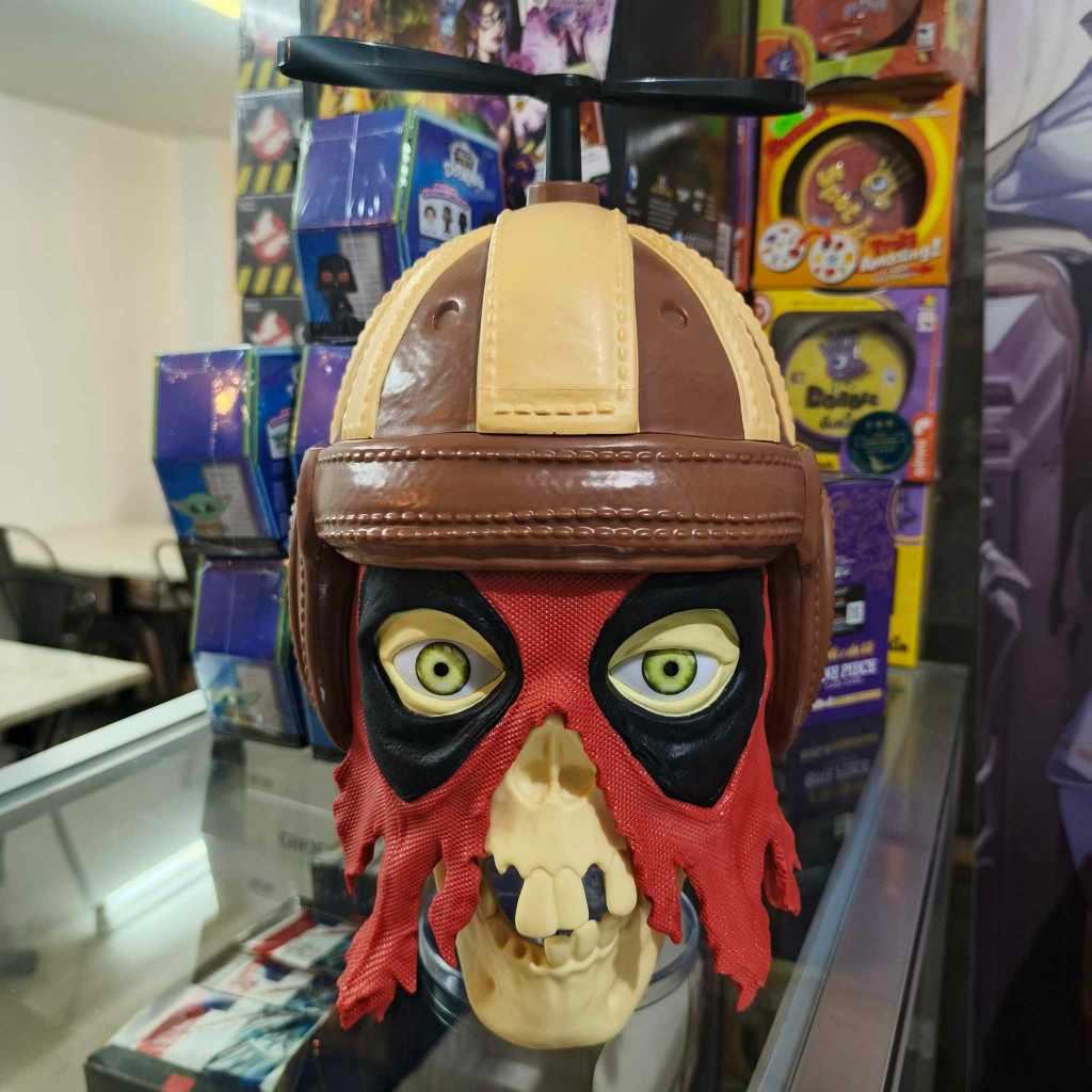 Deadpool & Wolverine Skull Popcorn Headpool Bucket | Shopee Philippines