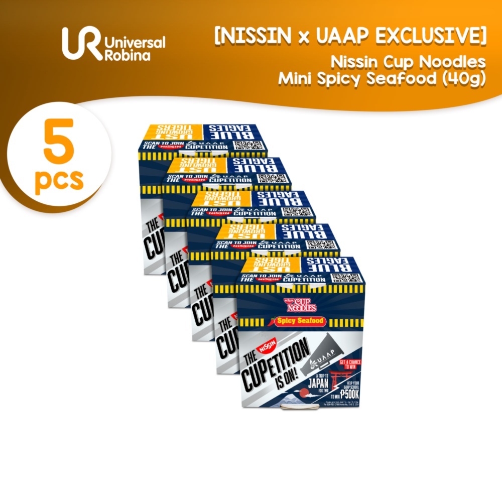 Nissin Cup Noodles Mini Spicy Seafood (40g) - 5 packs | Shopee Philippines