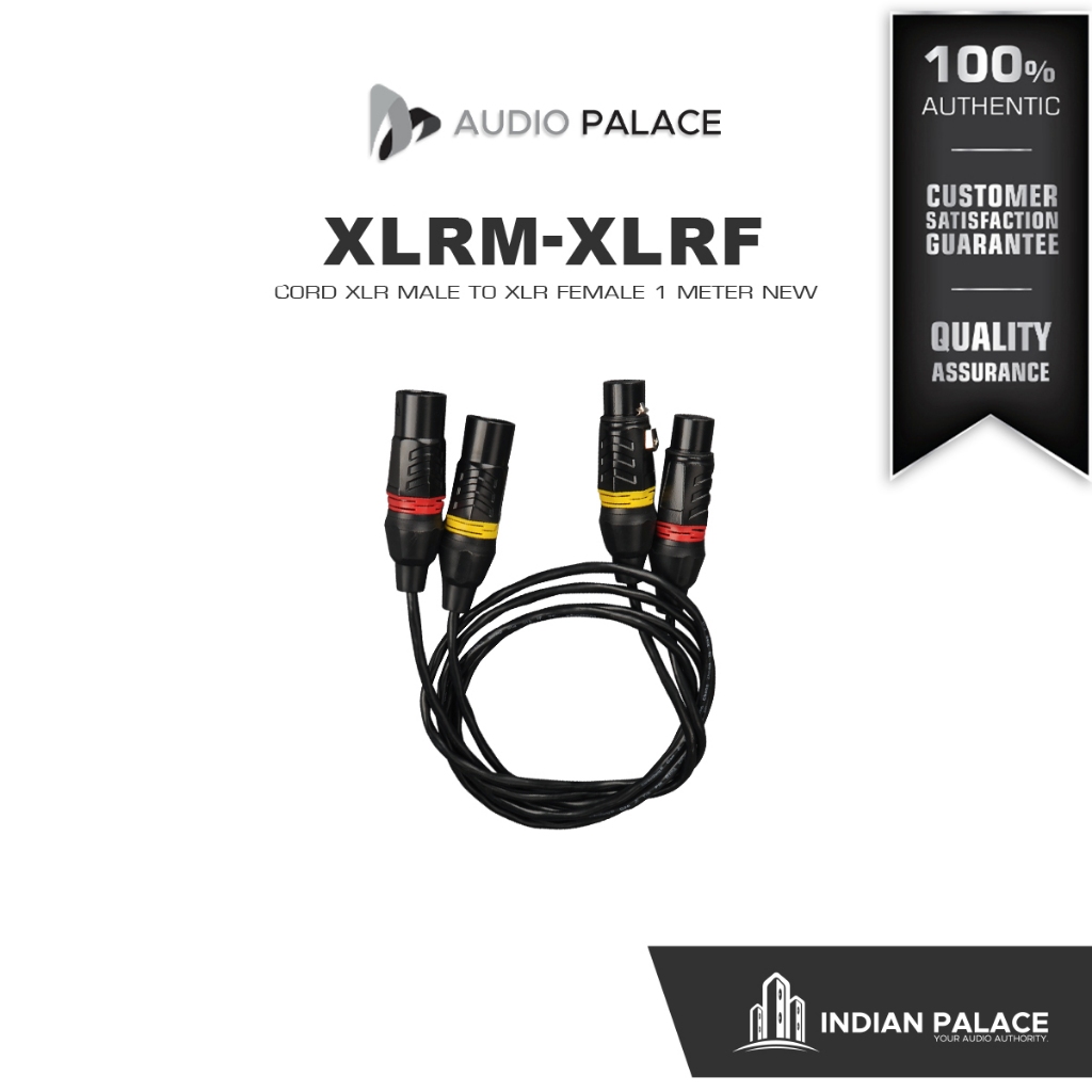 Cord XLR Male to XLR Female 1 Meter NEW | Shopee Philippines