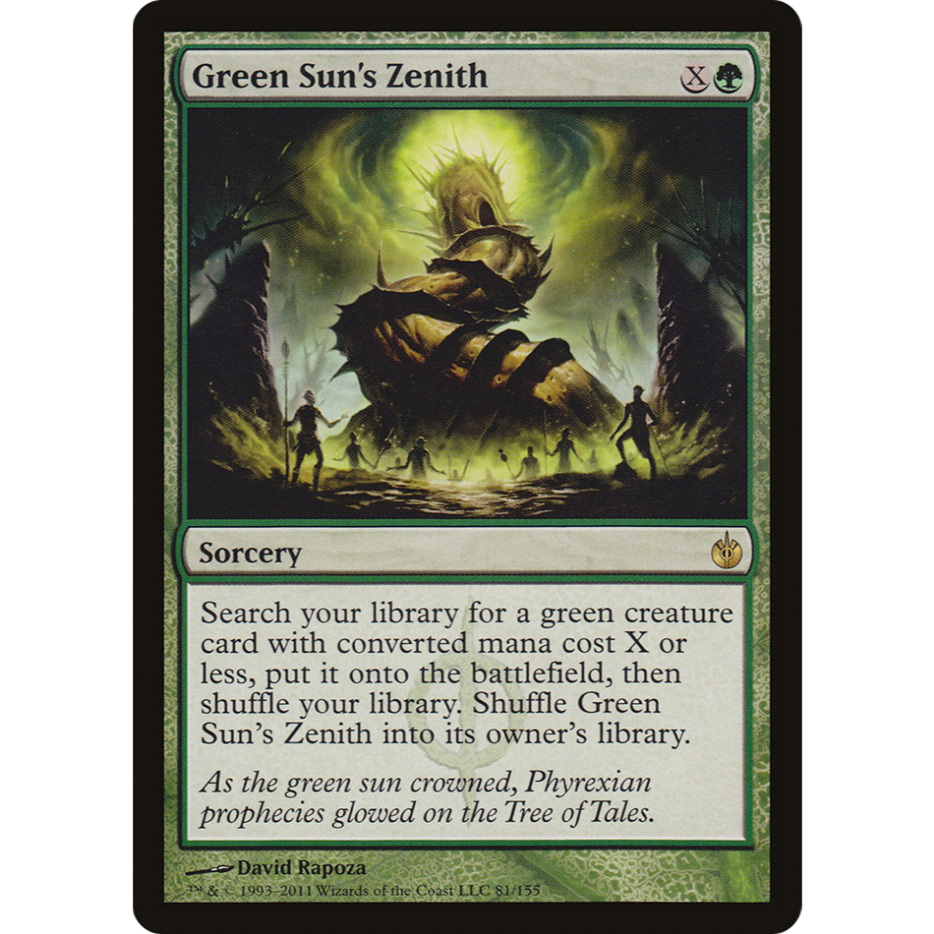 Green Sun's Zenith MBS MTG Proxy | Shopee Philippines
