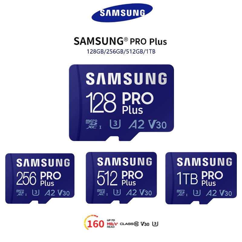 Samsung PRO PLUS Micro SD Cards 128GB 256GB 512GB 1TB SDXC Card | UHS-I ...