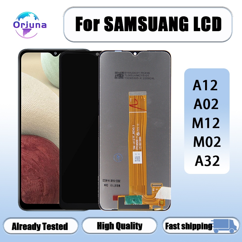 For Samsung Galaxy A12 A125 A125F LCD Display M02 M12 A02 A35 5G Touch Screen Digitizer ...