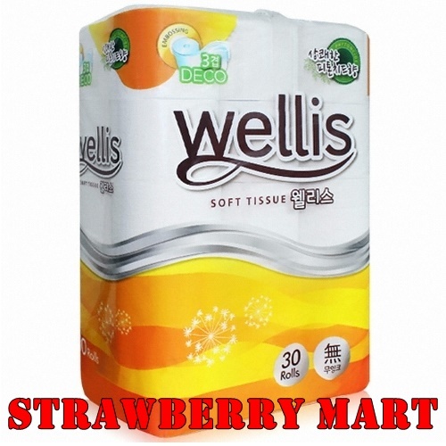 LIVING WELLNESS TOILET PAPER(3PLY) 7M X 30 STRAWBERRY MART | Shopee ...