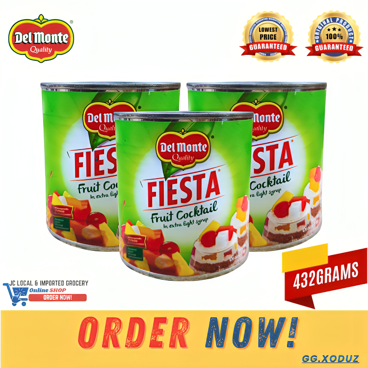 DEL MONTE Quality Fiesta Fruit Cocktail in Extra Light Syrup - 432 ...