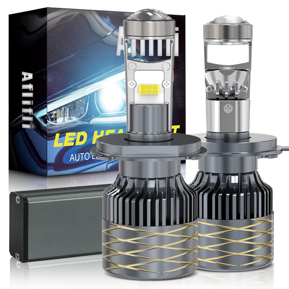 RAZMAXX H4 Led Projector Lens H7 H8 H11 9005 HB3 9006 HB4 Car Headlight Bulbs Canbus 100W ...